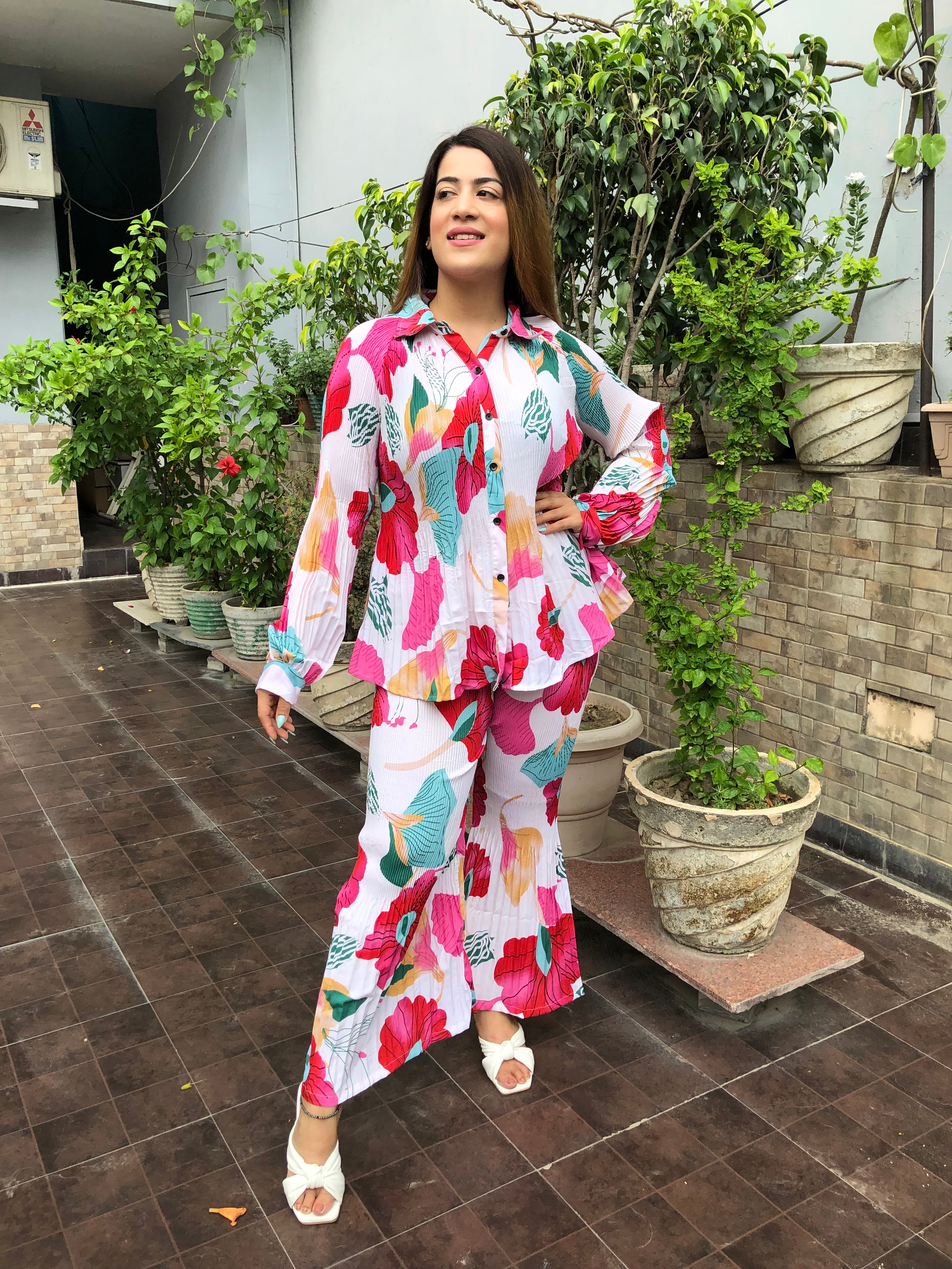 Pleated Co-ord – Brand MeUp 006